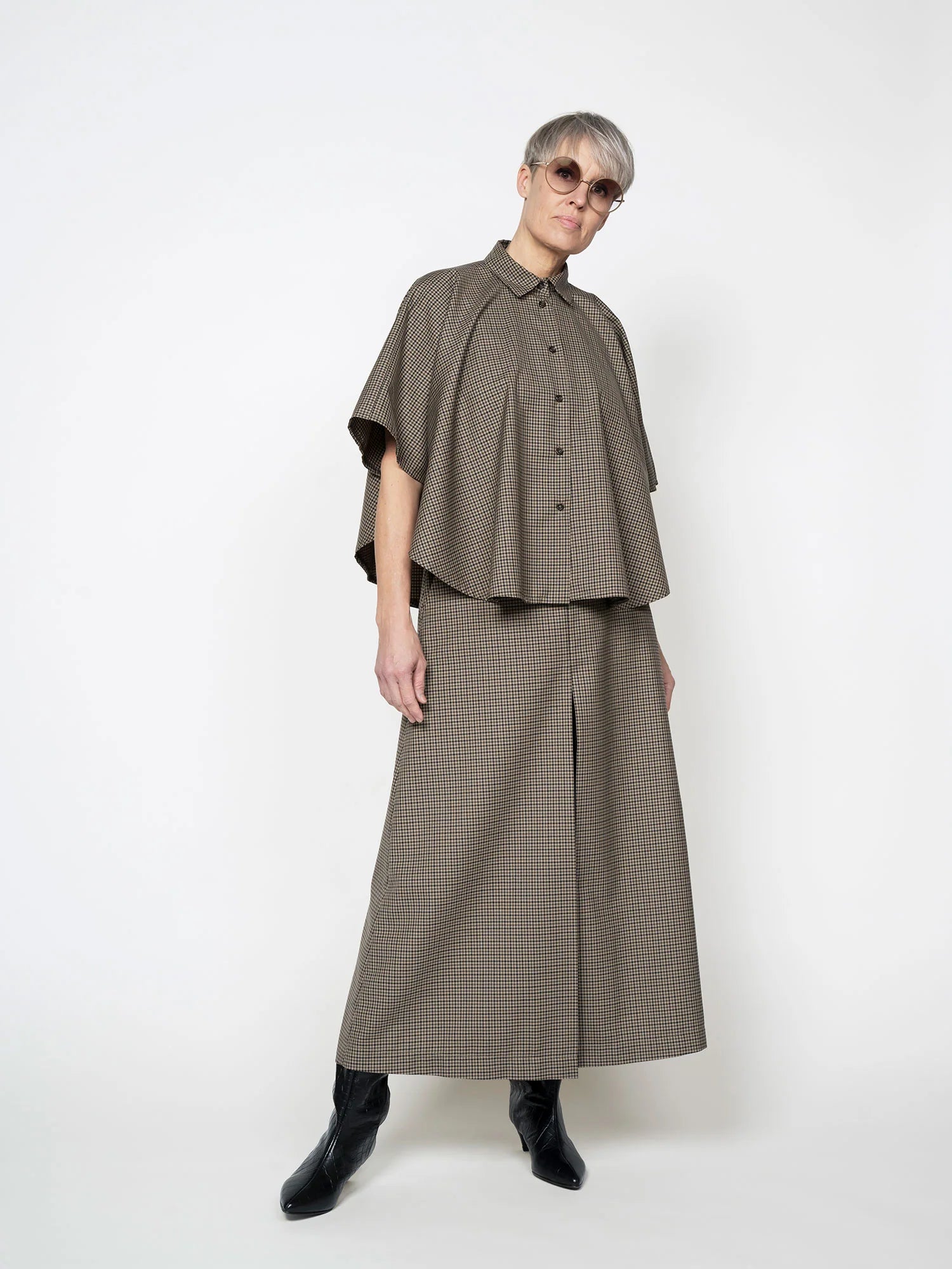 Poncho Shirt Pattern- The Assembly Line – Potter & Co Australia