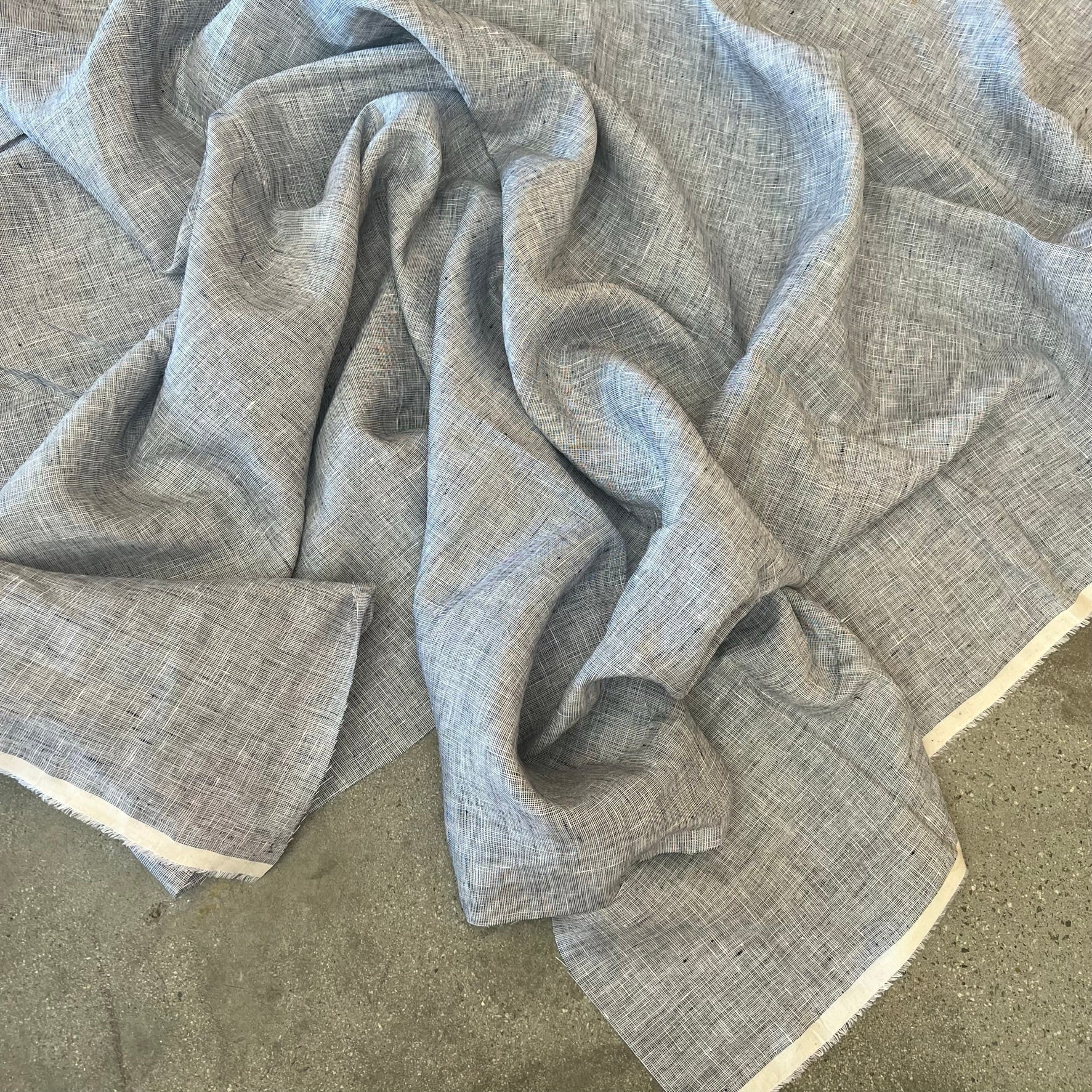 Sample Dash the line Chambray – Potter & Co Australia