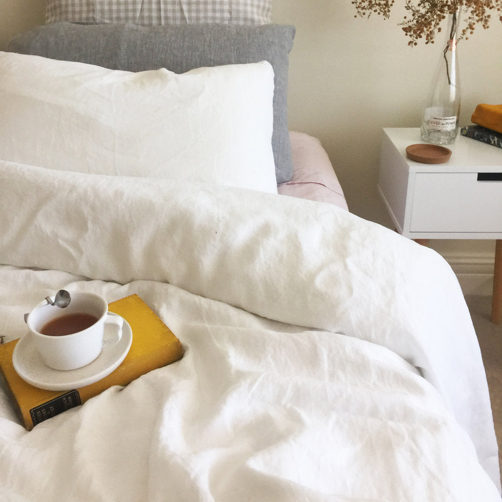 Bedding Linen White $50 per metre – Potter & Co Australia